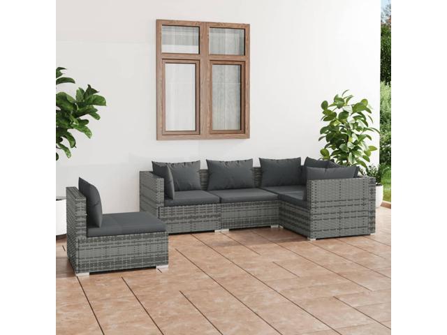Click here for vidaXL Patio Lounge Set Outdoor Sectional Sofa Set... prices