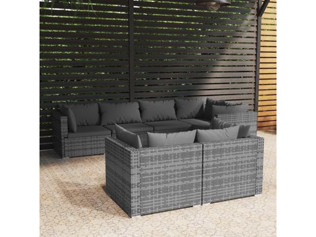 Click here for vidaXL Patio Lounge Set Outdoor Sectional Sofa Set... prices