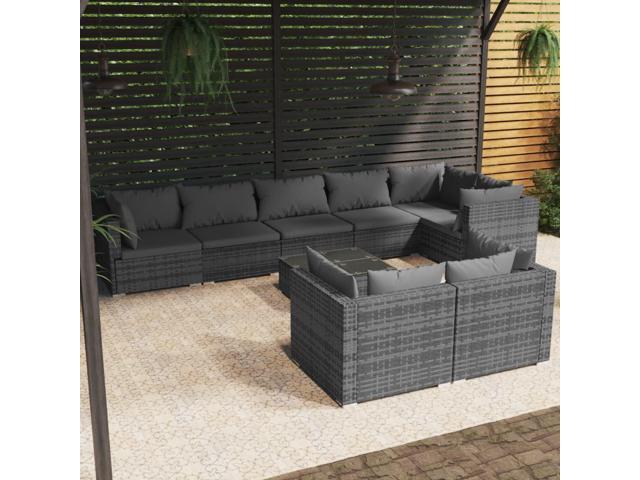 Click here for vidaXL Patio Lounge Set Outdoor Sectional Sofa Set... prices