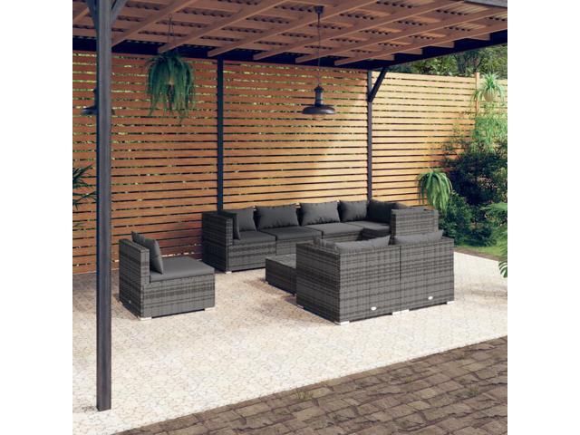 Click here for vidaXL Patio Lounge Set Outdoor Sectional Sofa Set... prices