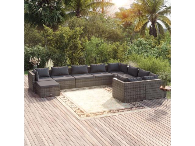 Click here for vidaXL Patio Lounge Set Outdoor Sectional Sofa Set... prices