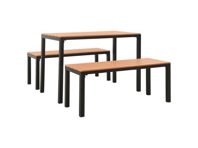 Click here for vidaXL Patio Bistro Set Chair with Tea Table and C... prices