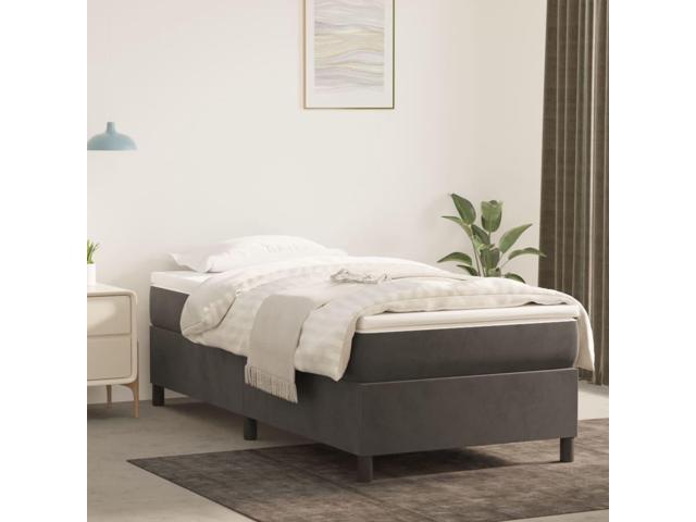 Click here for vidaXL Bed Frame Base Bedroom Furniture Dark Gray... prices