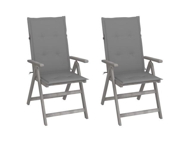 Click here for vidaXL Outdoor Recliner Chairs 2 Pcs Patio Chair w... prices