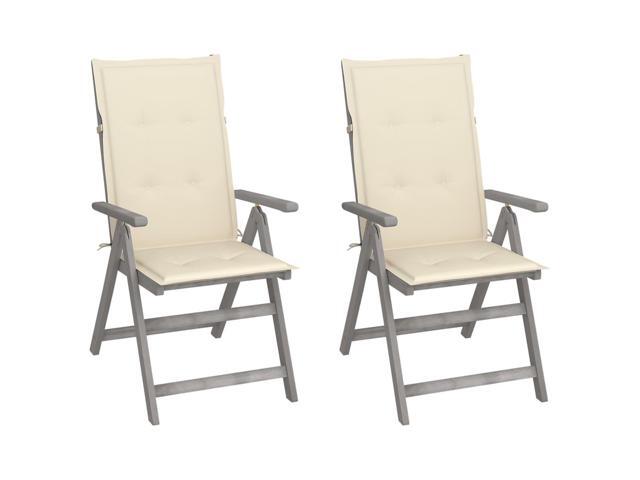 Click here for vidaXL Outdoor Recliner Chairs 2 Pcs Patio Chair w... prices