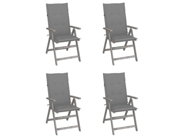 Click here for vidaXL Outdoor Recliner Chairs 4 Pcs Patio Chair w... prices