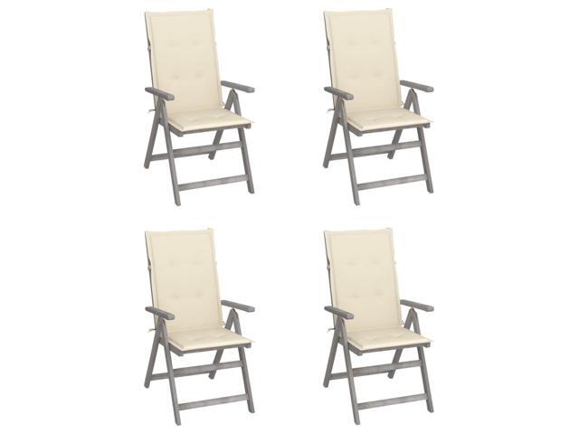 Click here for vidaXL Outdoor Recliner Chairs 4 Pcs Patio Chair w... prices