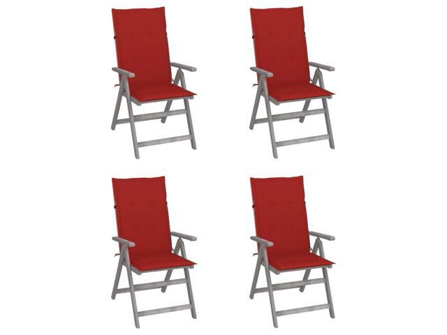 Click here for vidaXL Outdoor Recliner Chairs 4 Pcs Patio Chair w... prices