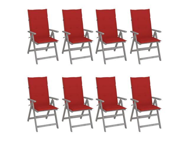 Click here for vidaXL Outdoor Recliner Chairs 8 Pcs Patio Chair w... prices