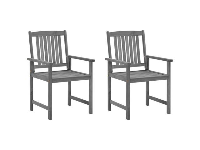 Click here for vidaXL Patio Chairs 2 Pcs Outdoor Chair with Cushi... prices