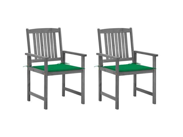 Click here for vidaXL Patio Chairs 2 Pcs Outdoor Chair with Cushi... prices