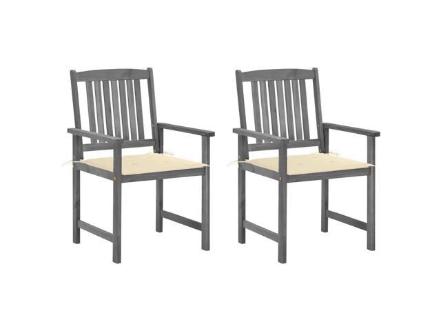 Click here for vidaXL Patio Chairs 2 Pcs Outdoor Chair with Cushi... prices