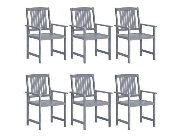 Click here for vidaXL Patio Chairs 6 Pcs Dining Chair with Armres... prices