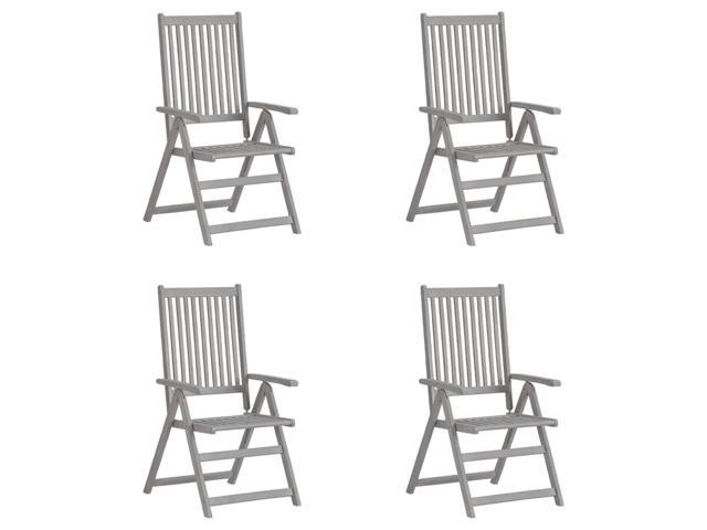 Click here for vidaXL Outdoor Recliner Chairs 4 Pcs Reclining Cha... prices