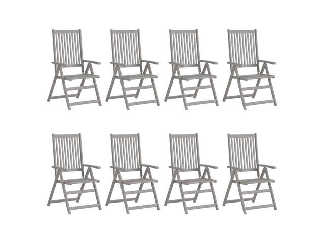 Click here for vidaXL Outdoor Recliner Chairs 8 Pcs Reclining Cha... prices