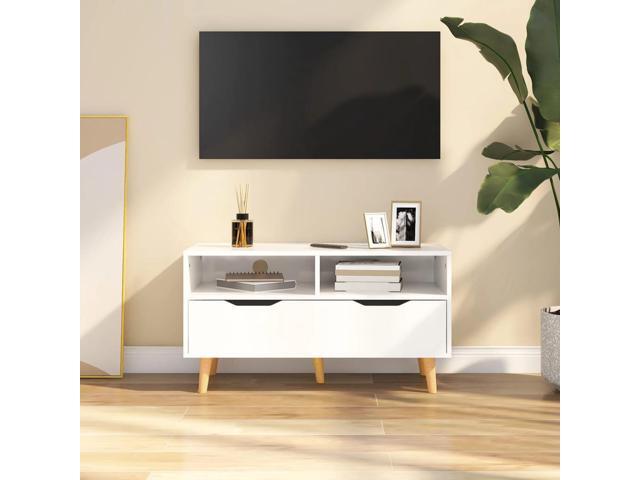 Click here for vidaXL TV Cabinet High Gloss White 35.4x15.7x19.1... prices