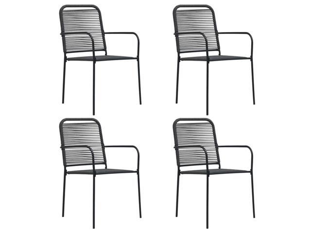 Click here for vidaXL Patio Chairs 4 Pcs Outdoor Patio Chair Cott... prices