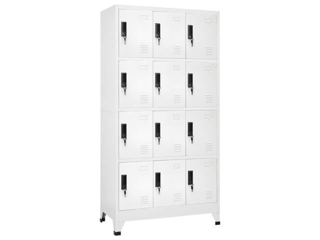 Click here for vidaXL Locker Cabinet Home Office Storage Cabinet... prices