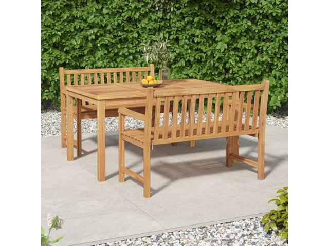 Click here for vidaXL Patio Dining Set 3 Piece Dining Table and B... prices
