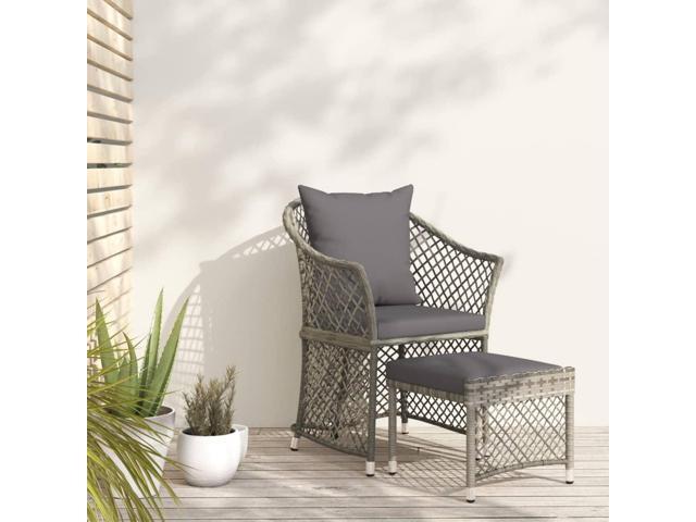 Click here for vidaXL Patio Furniture Set 2 Piece Lounge Chair wi... prices
