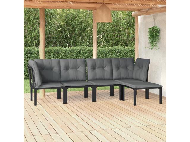 Click here for vidaXL Patio Lounge Set 5 Piece Sectional Sofa Set... prices