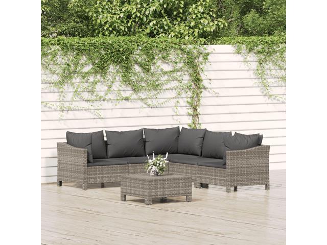 Click here for vidaXL Patio Furniture Set 6 Piece Armchair Sofa w... prices