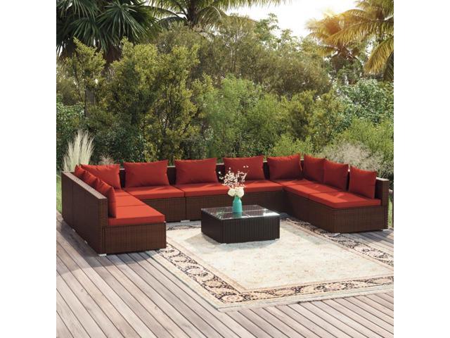 Click here for vidaXL Patio Lounge Set Outdoor Sectional Sofa Set... prices