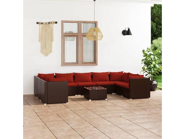 Click here for vidaXL Patio Lounge Set Outdoor Sectional Sofa Set... prices