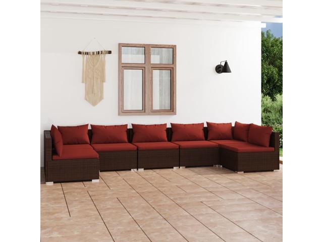 Click here for vidaXL Patio Lounge Set Outdoor Sectional Sofa Set... prices