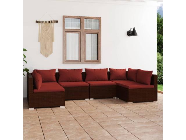 Click here for vidaXL Patio Lounge Set Outdoor Sectional Sofa Set... prices