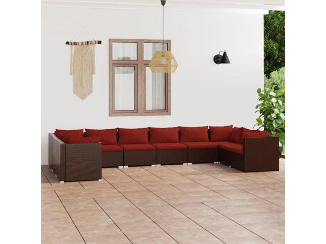 Click here for vidaXL Patio Lounge Set Outdoor Sectional Sofa Set... prices