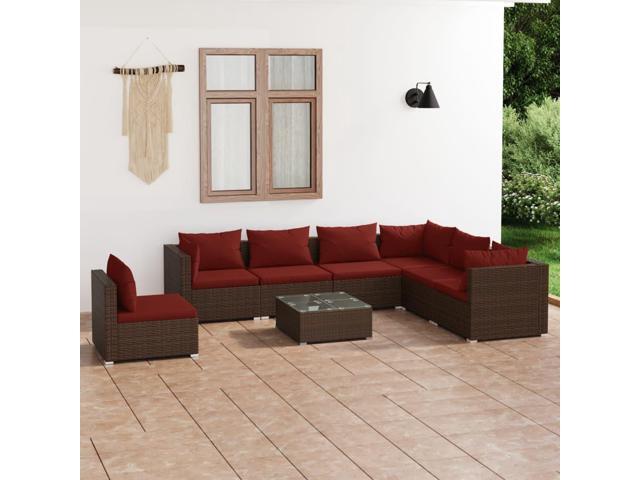 Click here for vidaXL Patio Lounge Set Outdoor Sectional Sofa Set... prices