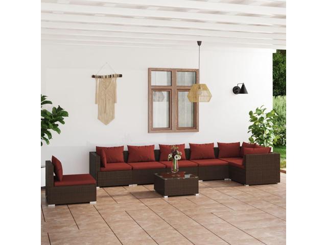 Click here for vidaXL Patio Lounge Set Outdoor Sectional Sofa Set... prices