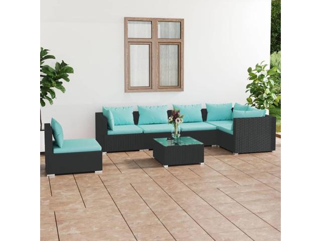 Click here for vidaXL Patio Lounge Set Outdoor Sectional Sofa Set... prices