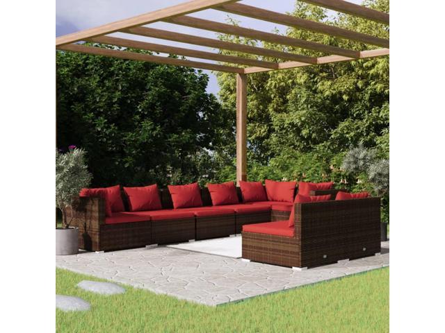 Click here for vidaXL Patio Lounge Set Outdoor Sectional Sofa Set... prices