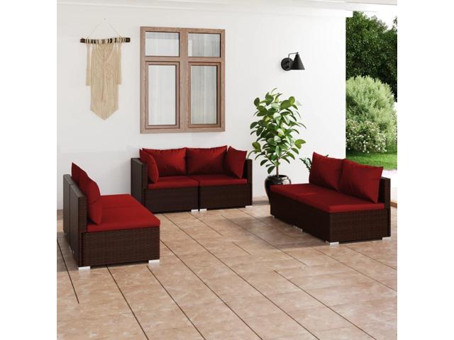 Click here for vidaXL Patio Lounge Set Outdoor Sectional Sofa Set... prices