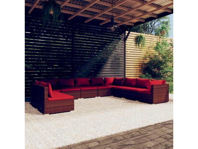 Click here for vidaXL Patio Lounge Set Outdoor Sectional Sofa Set... prices