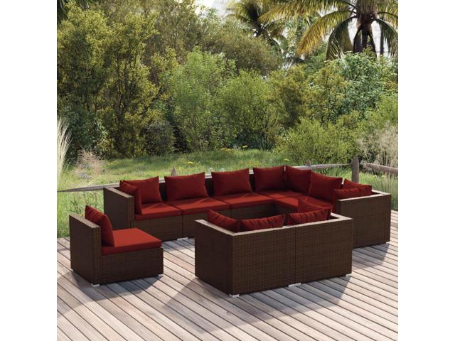Click here for vidaXL Patio Lounge Set Outdoor Sectional Sofa Set... prices