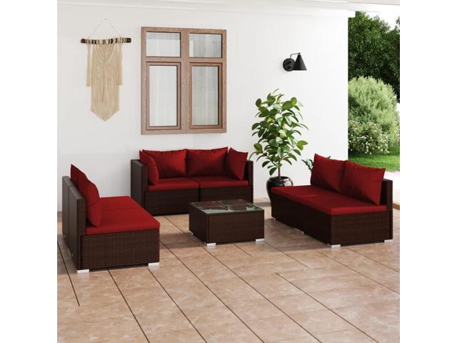 Click here for vidaXL Patio Lounge Set Outdoor Sectional Sofa Set... prices