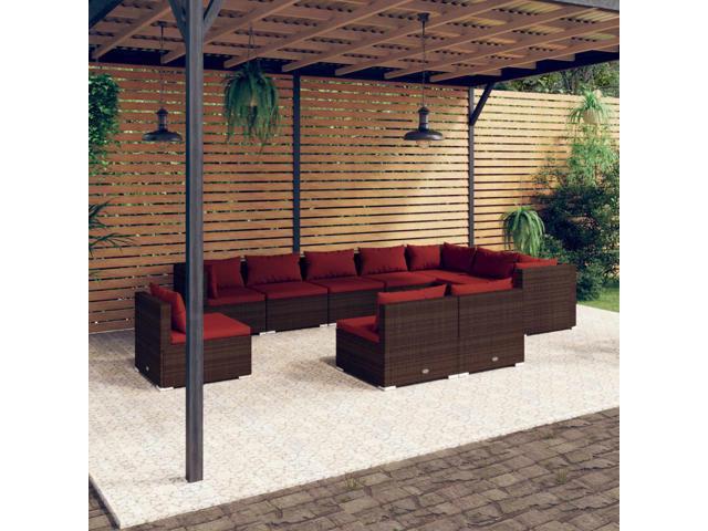 Click here for vidaXL Patio Lounge Set Outdoor Sectional Sofa Set... prices