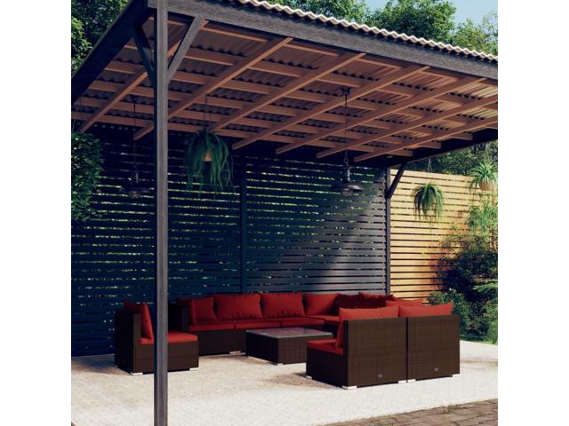 Click here for vidaXL Patio Lounge Set Outdoor Sectional Sofa Set... prices