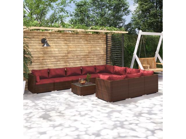 Click here for vidaXL Patio Lounge Set Outdoor Sectional Sofa Set... prices