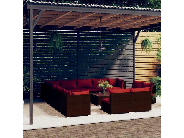 Click here for vidaXL Patio Lounge Set Outdoor Sectional Sofa 14... prices