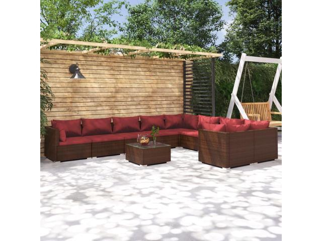 Click here for vidaXL Patio Lounge Set Outdoor Sectional Sofa Set... prices