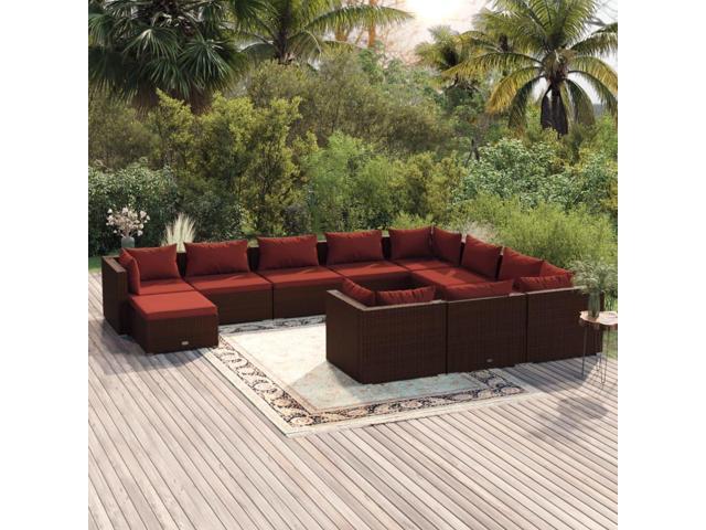 Click here for vidaXL Patio Lounge Set Outdoor Sectional Sofa Set... prices