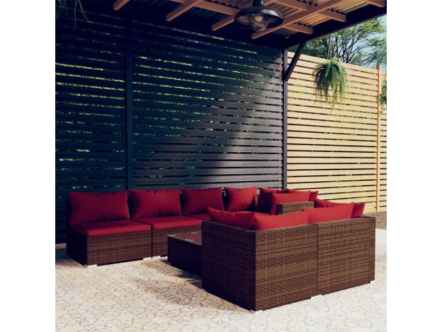 Click here for vidaXL Patio Lounge Set Outdoor Sectional Sofa Set... prices