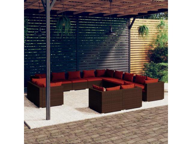 Click here for vidaXL Patio Lounge Set Outdoor Sectional Sofa 13... prices