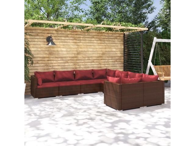 Click here for vidaXL Patio Lounge Set Outdoor Sectional Sofa Set... prices