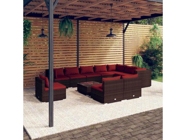 Click here for vidaXL Patio Lounge Set Outdoor Sectional Sofa Set... prices