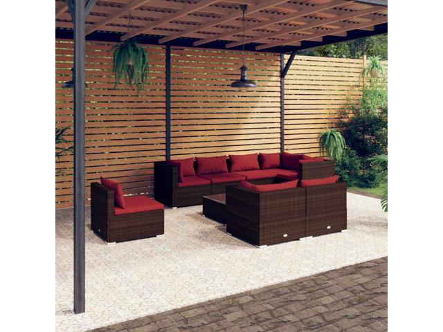 Click here for vidaXL Patio Lounge Set Outdoor Sectional Sofa Set... prices